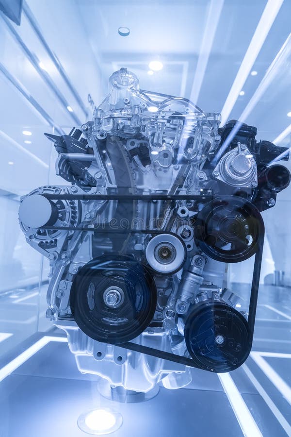 Modern car engine stock photo. Image of accessibility - 73728066