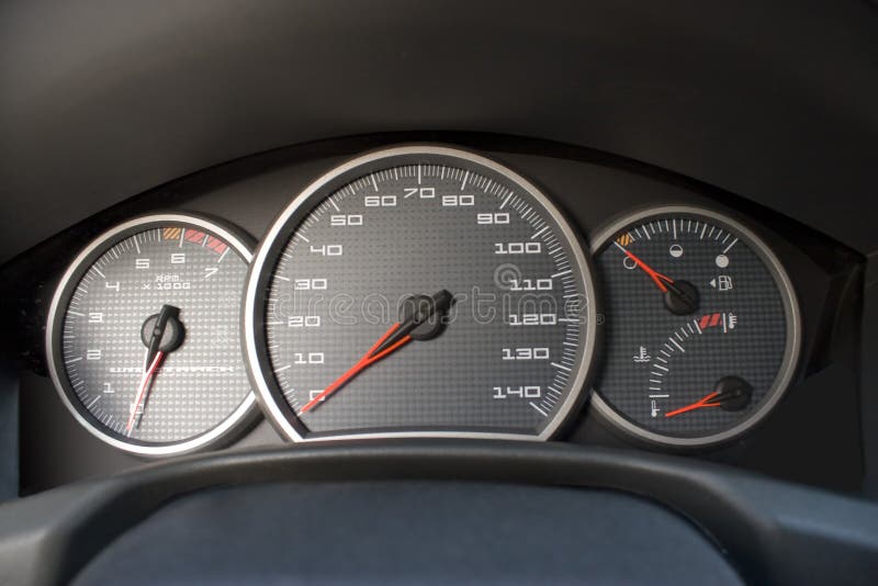 Modern Car Gauge Cluster stock photo. Image of measure - 5731626