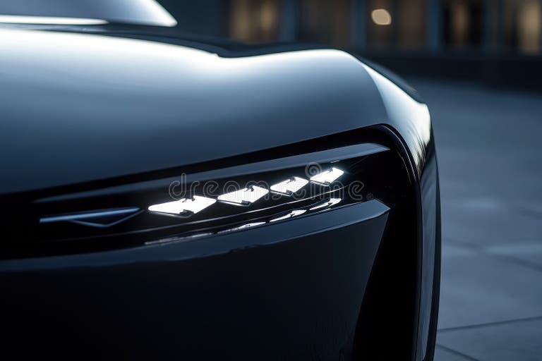 Modern Car Headlight, Elegant Car Headlight with a Cutting-edge Design ...
