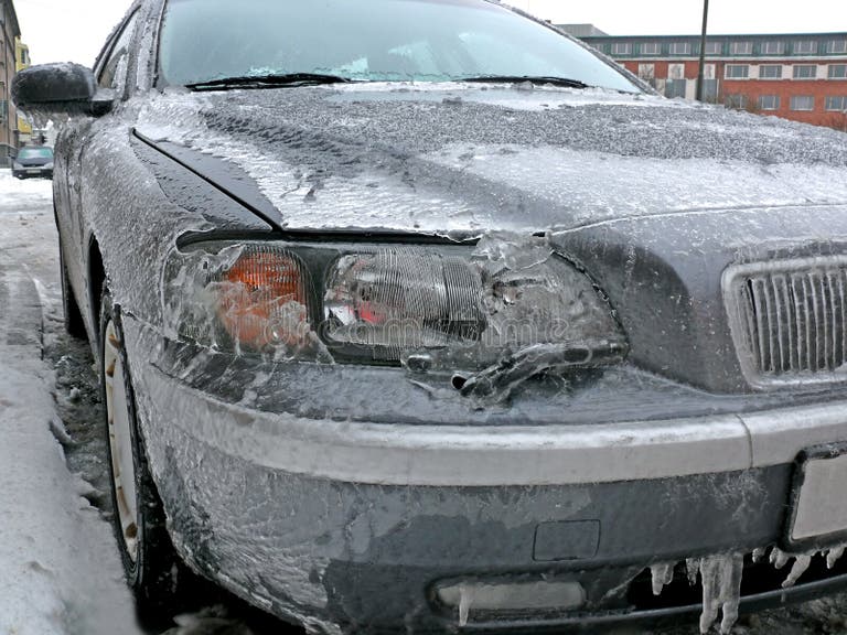 Modern Car in Ice stock photo. Image of february, outdoor - 1990280