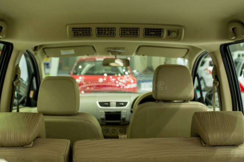 Modern Car Interior, Close Up Photo.Selective Focus Stock Photo - Image ...