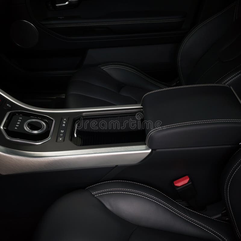 Modern Car Interior Background. Stock Image - Image of business, modern ...