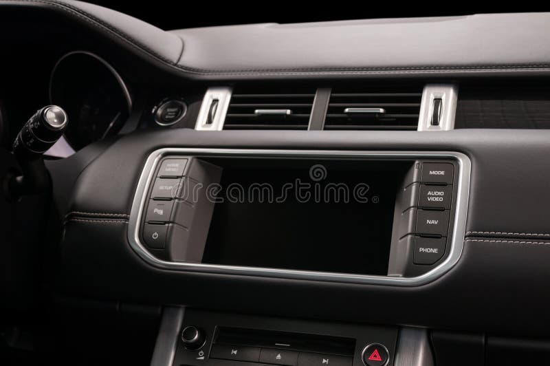 Car Interior Details. Window Control Buttons. Stock Image - Image of ...