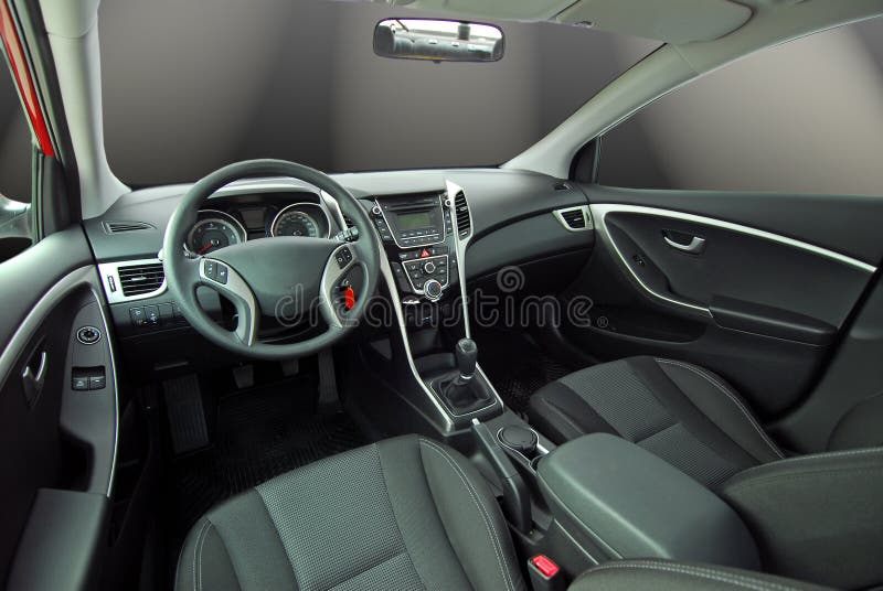 Modern car interior stock image. Image of move, modern - 49388935