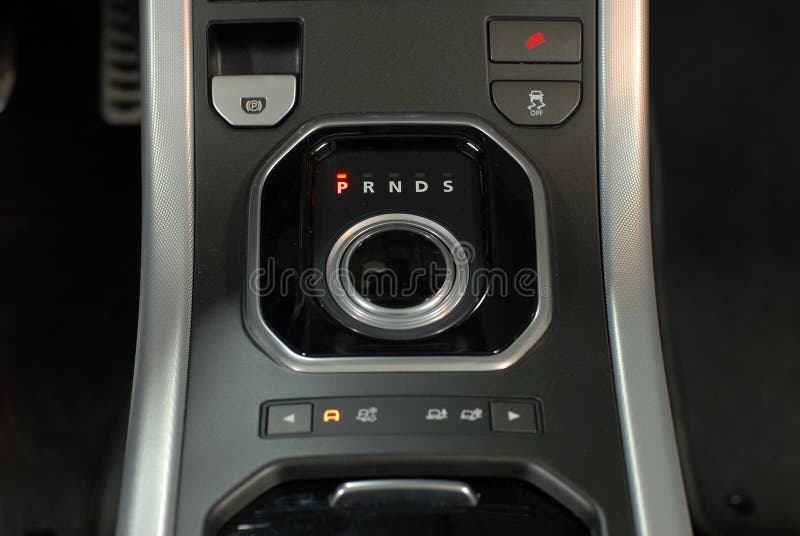 Gear stick in a car stock photo. Image of auto, brake - 6695984
