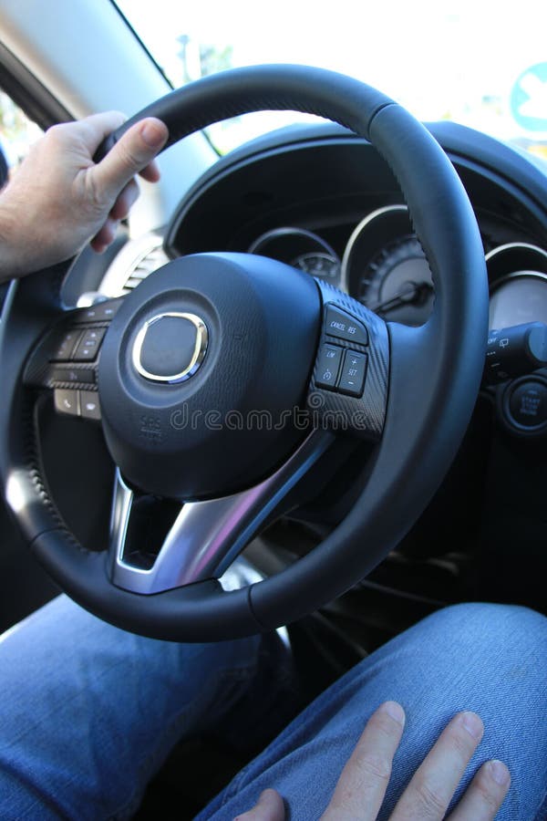 Modern car interior stock photo. Image of gear, transport - 61370826