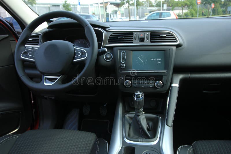Modern car interior stock image. Image of small, seat - 67402563