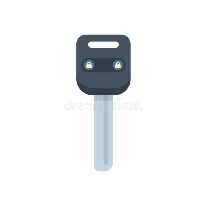 Modern Car Key with Remote Control Locking System Stock Vector ...