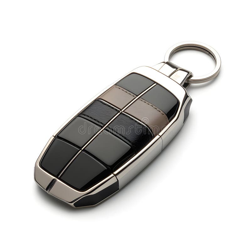 Modern Car Key with Sleek Design Stock Illustration - Illustration of ...