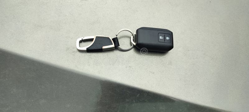 Modern Car Key and Wieless Remote Control Object with New Technologies ...