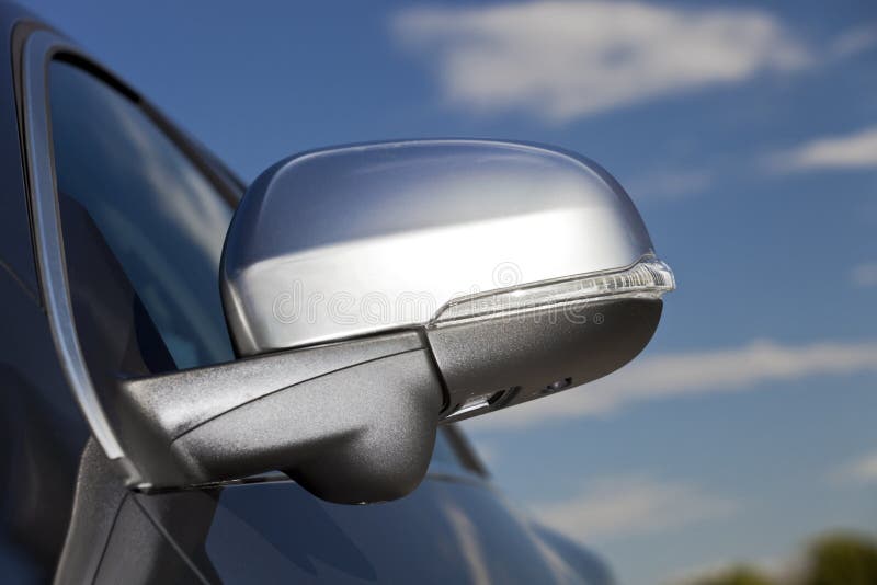 Modern car mirror stock photo. Image of automotive, water - 29139912