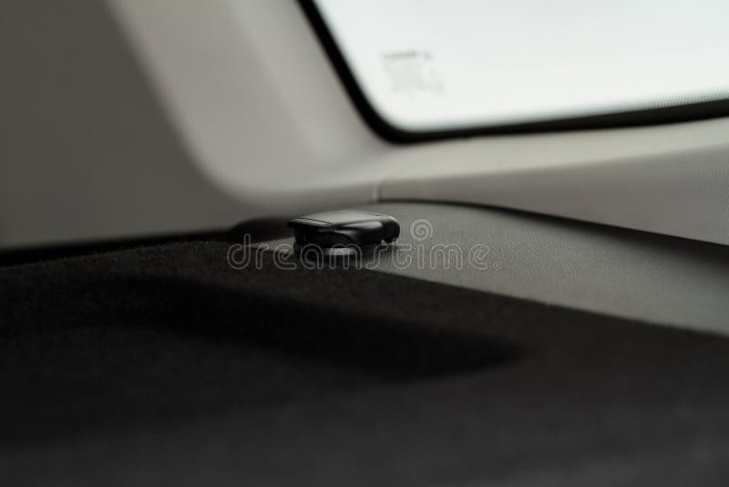 Modern car outlet socket. stock photo. Image of connection - 267011244