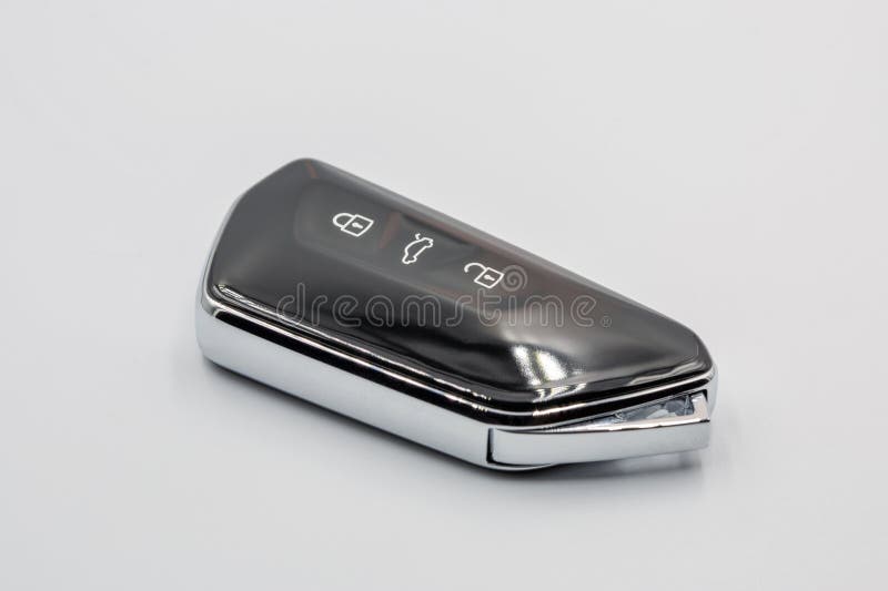 Modern Car Proximity Key Closeup Stock Image - Image of electronic ...
