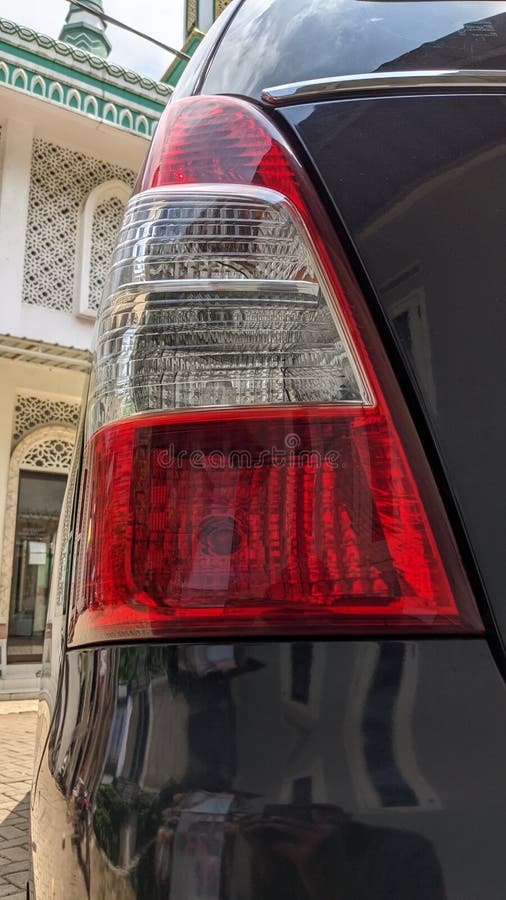 Modern Car Rear Lights Use LEDs Stock Image - Image of rear, transport ...