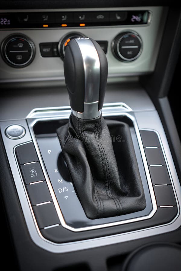 Modern Car S Automatic Gear Shift and Console Sleek Design and ...