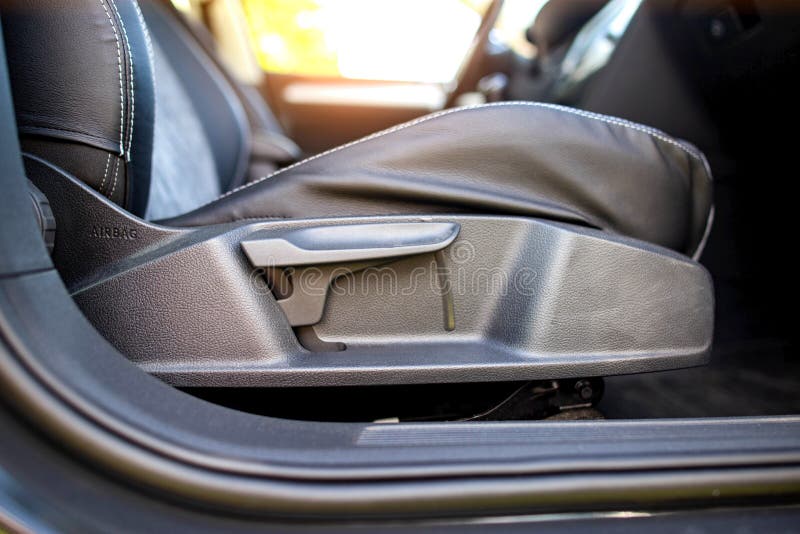 Modern Car Seat with Seat Back Angle and Height. Comfortable Stock ...