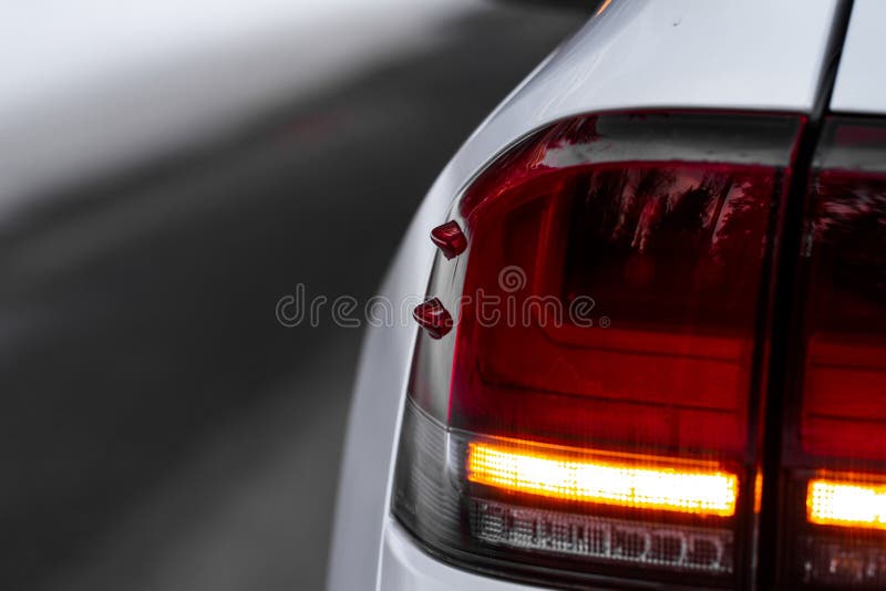Modern car turn signal. stock image. Image of design - 267548669