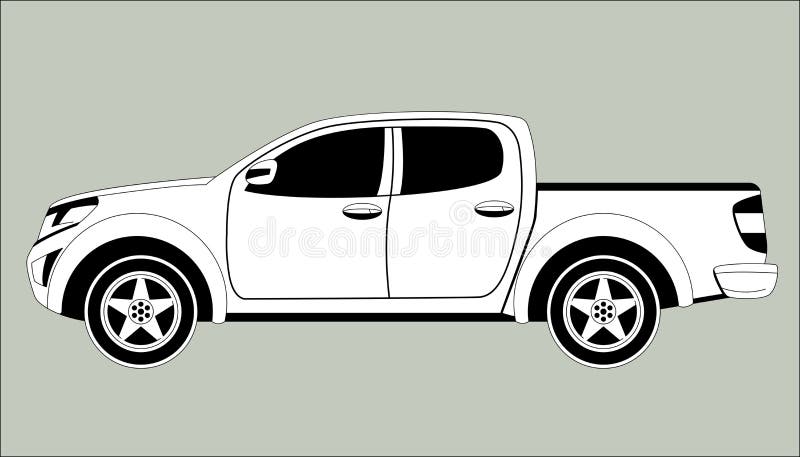 Modern Car,vector Illustration , Flat Style,profile Stock Vector ...