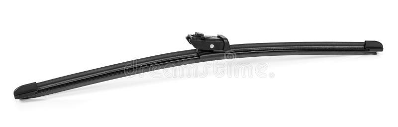 Modern Car Wiper on White Background Stock Photo - Image of rubber ...