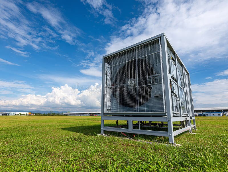 Modern Carbon Capture Facility Reducing Emissions in Industrial Area ...