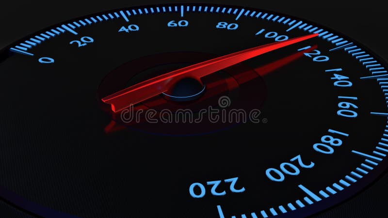 Modern Carbon Fiber Speedometer Stock Illustration - Illustration of ...