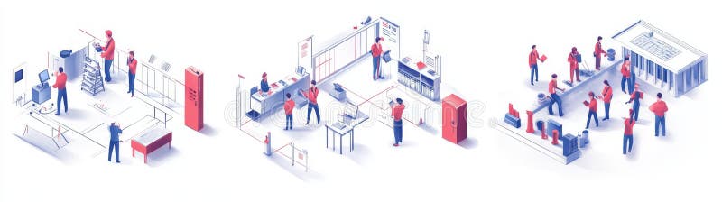 Modern Cartoon Illustrations Featuring an Isolated Engineering Degree ...