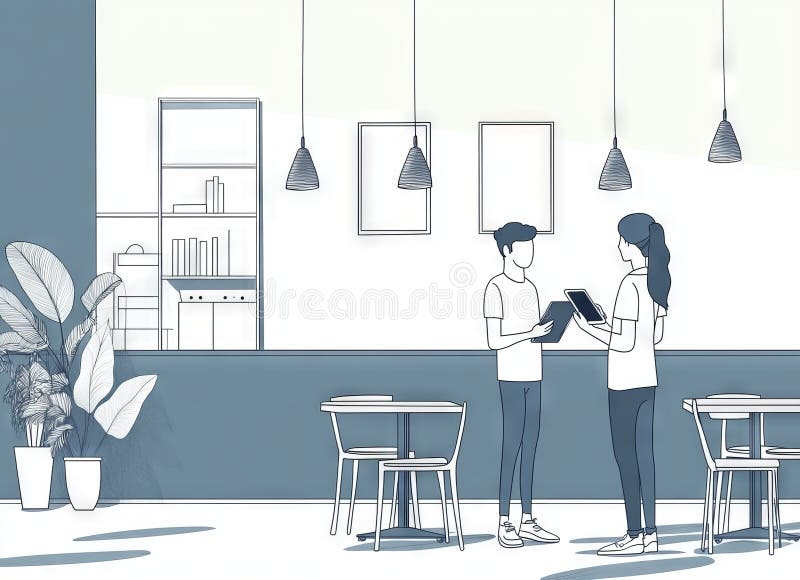 Modern Cartoon Illustrations of Isolated Inventory Management. Stock ...