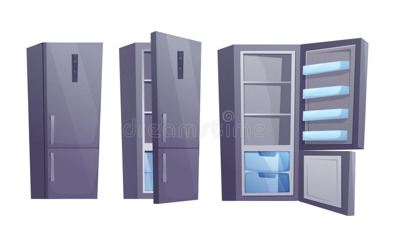 Cartoon Kitchen Freezer Vector Stock Illustrations – 1,864 Cartoon ...