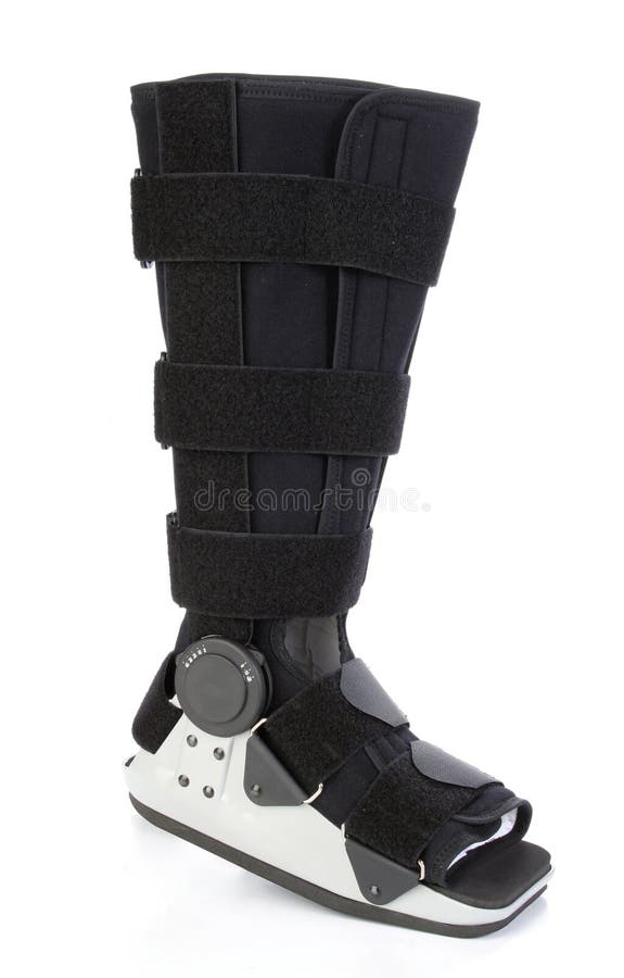 Modern Cast for a Broken Leg Stock Image - Image of break, stuff: 982851