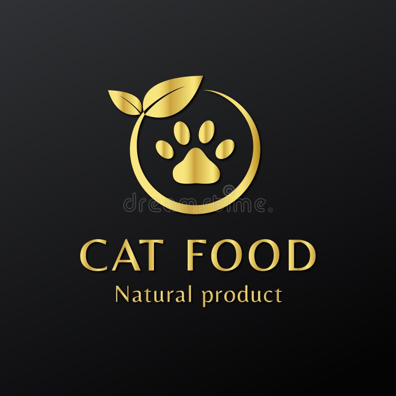 Modern Cat food Shop Logo stock vector. Illustration of poster - 261701159