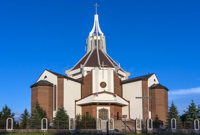 The Modern Catholic Church. Stock Photo - Image of church, methodist ...