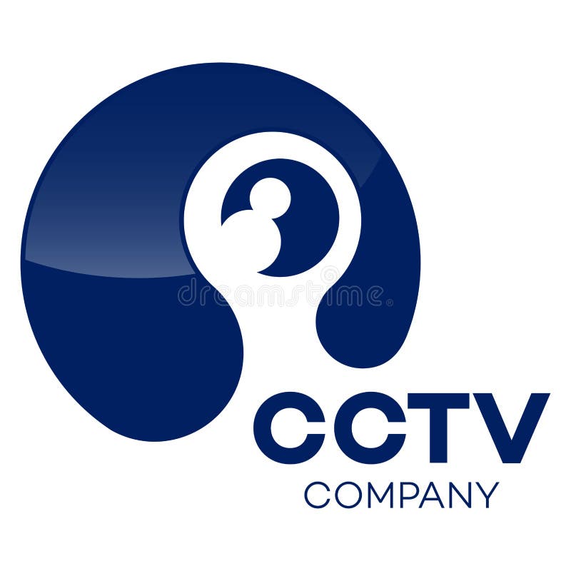 CCTV Logo, Camera, Video Surveillance Stock Illustration - Illustration ...
