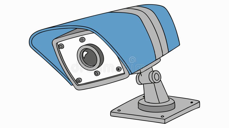 Modern CCTV Security Camera for Surveillance, Safety, Vector Design ...