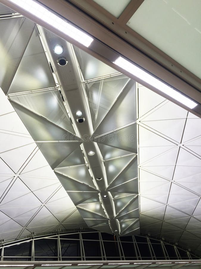 Modern ceiling airport stock image. Image of china, blue - 54642015