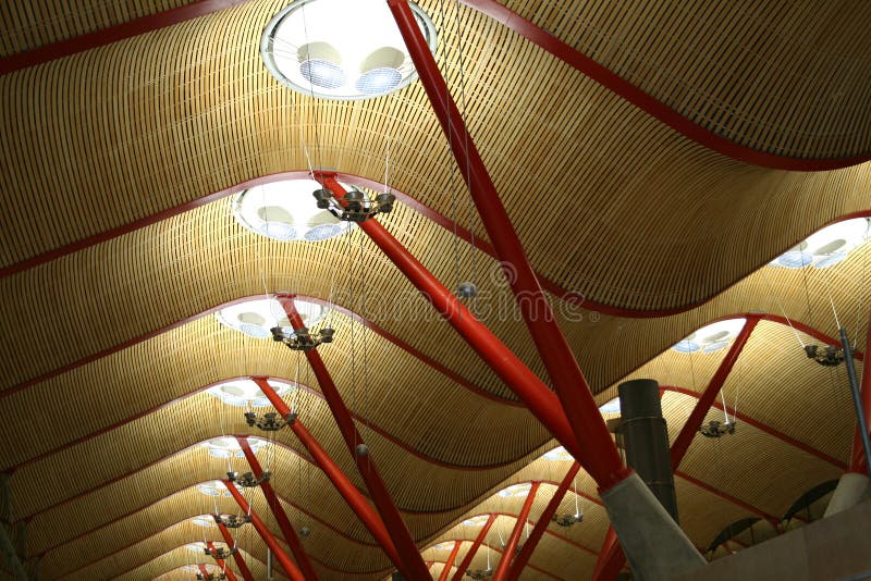 Modern Ceiling Construction Stock Image - Image of texture, ceiling ...