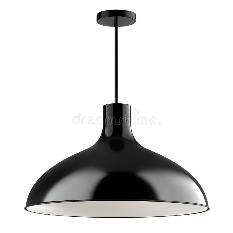 Modern Ceiling Light with Black Metal Frame and Soft Diffused Glow ...