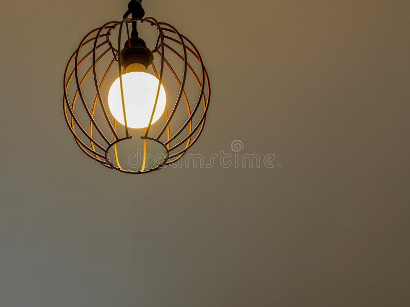 Modern Ceiling Light stock image. Image of lamp, bulb - 375261023