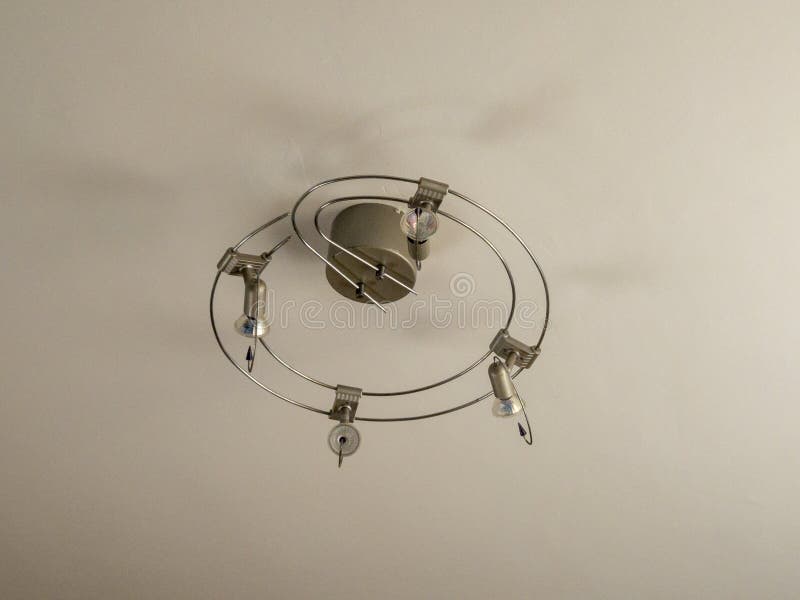 Modern Ceiling Light Fixture with a Unique Design, Illuminating a ...