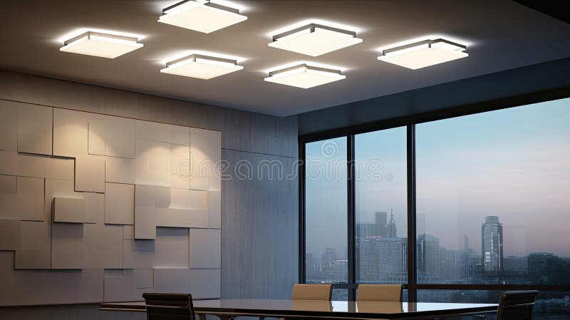 Modern ceiling light stock illustration. Illustration of design - 324954364