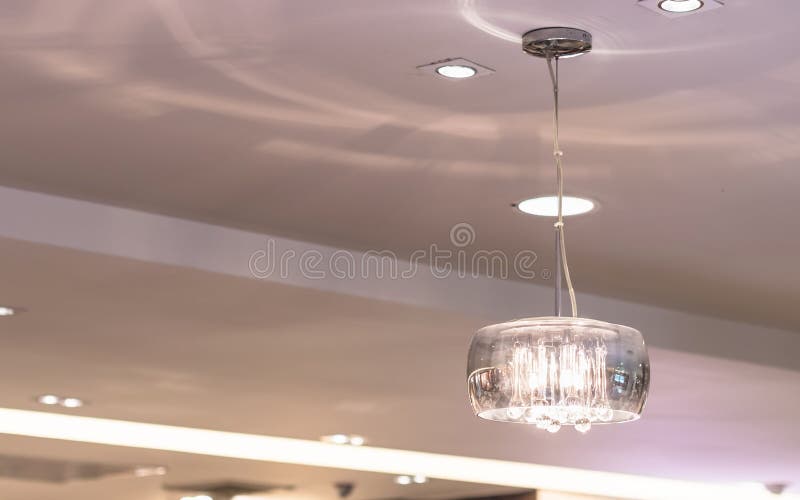 Modern ceiling lights stock image. Image of fashion, idea - 66152827