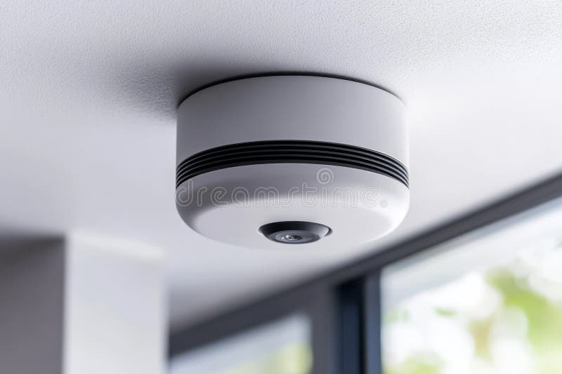 Modern Ceiling-mounted Smoke Detector Designed for Effective Fire ...