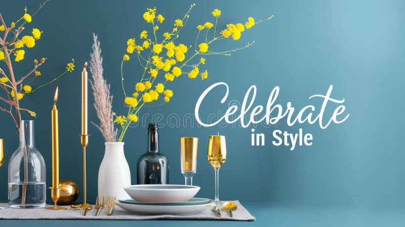 Modern Celebration Table: Minimalist Elegance and Stylish Seasonal ...
