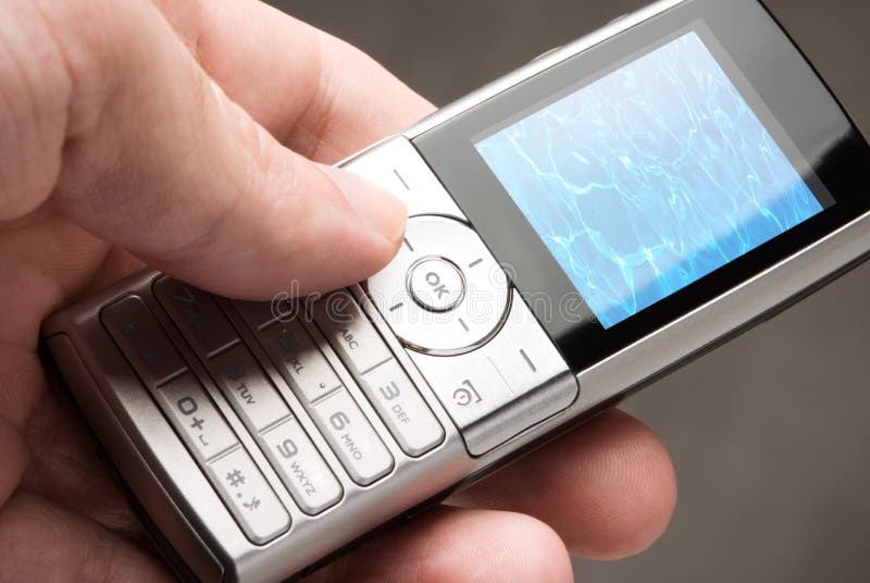 Modern cell-phone stock image. Image of internet, phone - 7055471