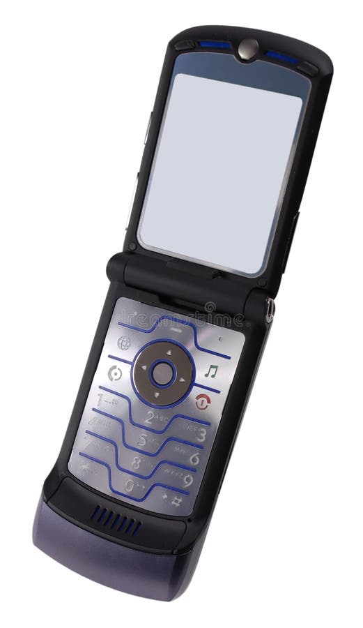 Modern Cell Phone with Path Stock Image - Image of contact, current ...