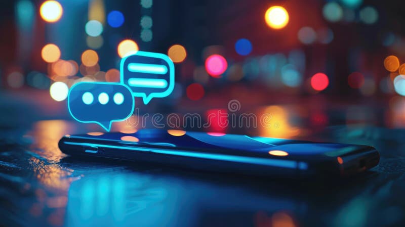 A Modern Cell Phone Resting on a Rustic Wooden Table. Ideal for ...