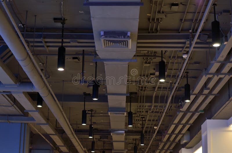 Modern celling stock image. Image of architecture, indoor - 29228405
