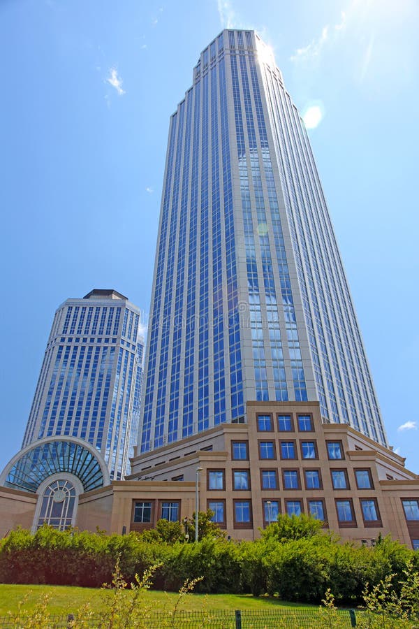 Modern center of Istanbul stock image. Image of flag - 25635445