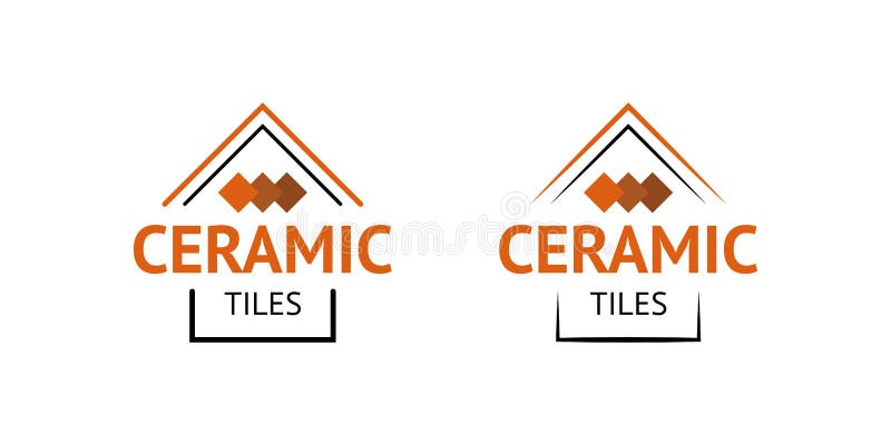 Modern ceramic tiles logo stock vector. Illustration of interior ...