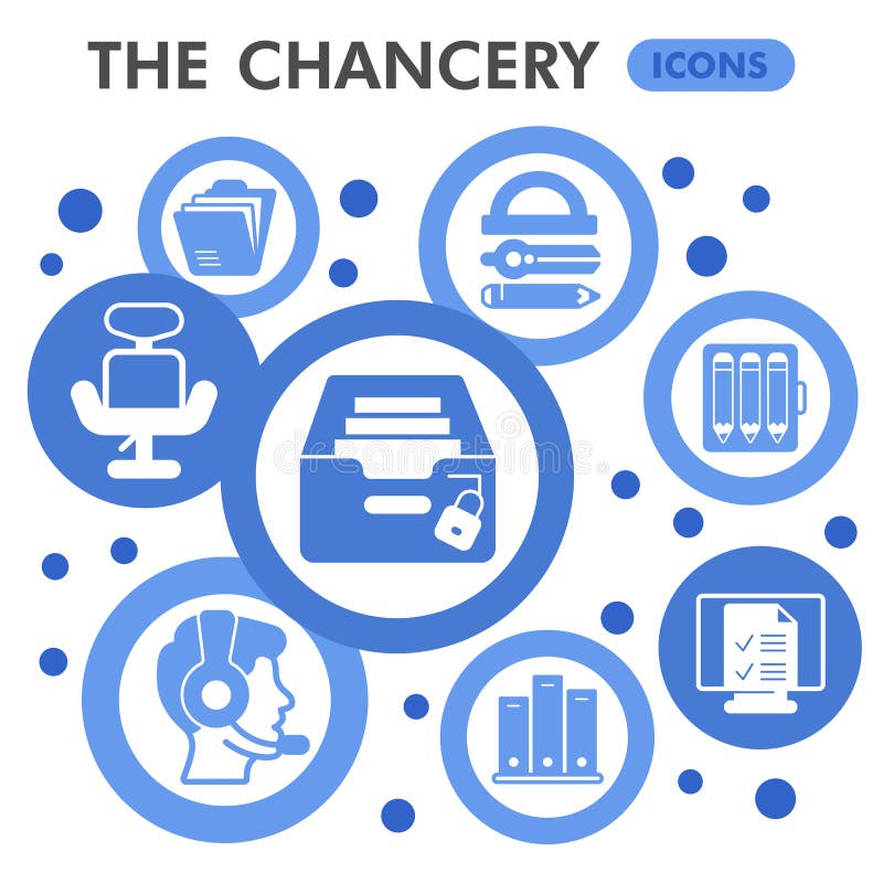 Modern Chancery Infographic Design Template. Stationery Inphographic ...