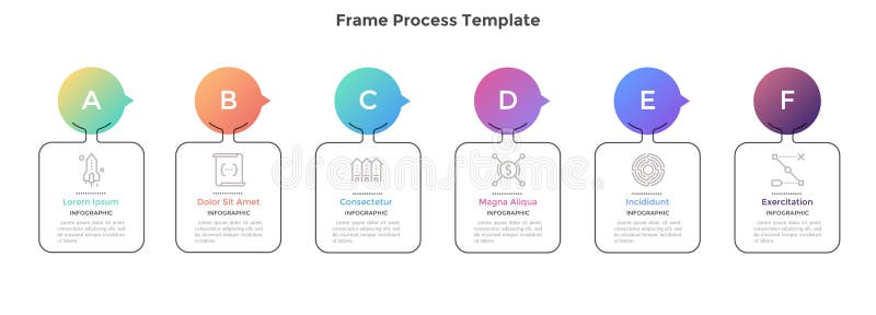 Modern Infographic Vector Template Stock Vector - Illustration of ...